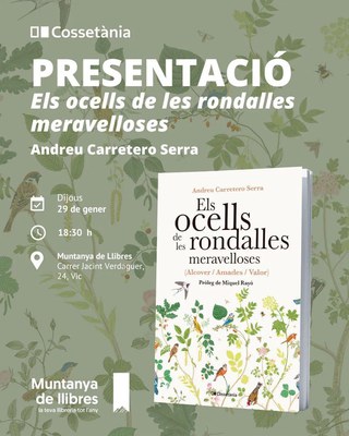 Presentem 'Els ocells de les rondalles meravelloses' - Ajuntament de Vic